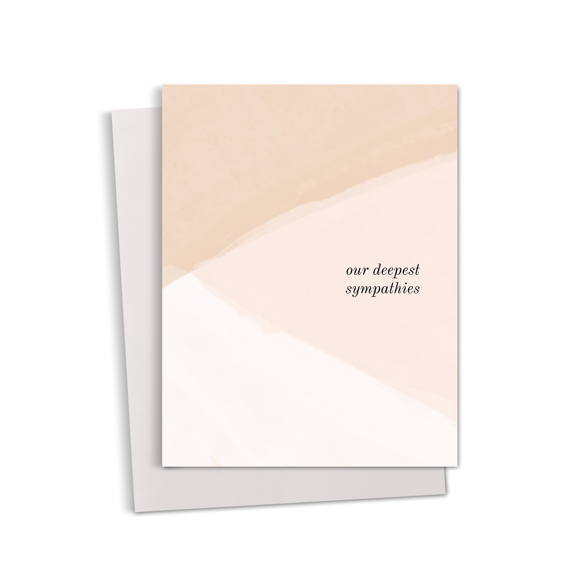 Abstract Sympathy Greeting Card