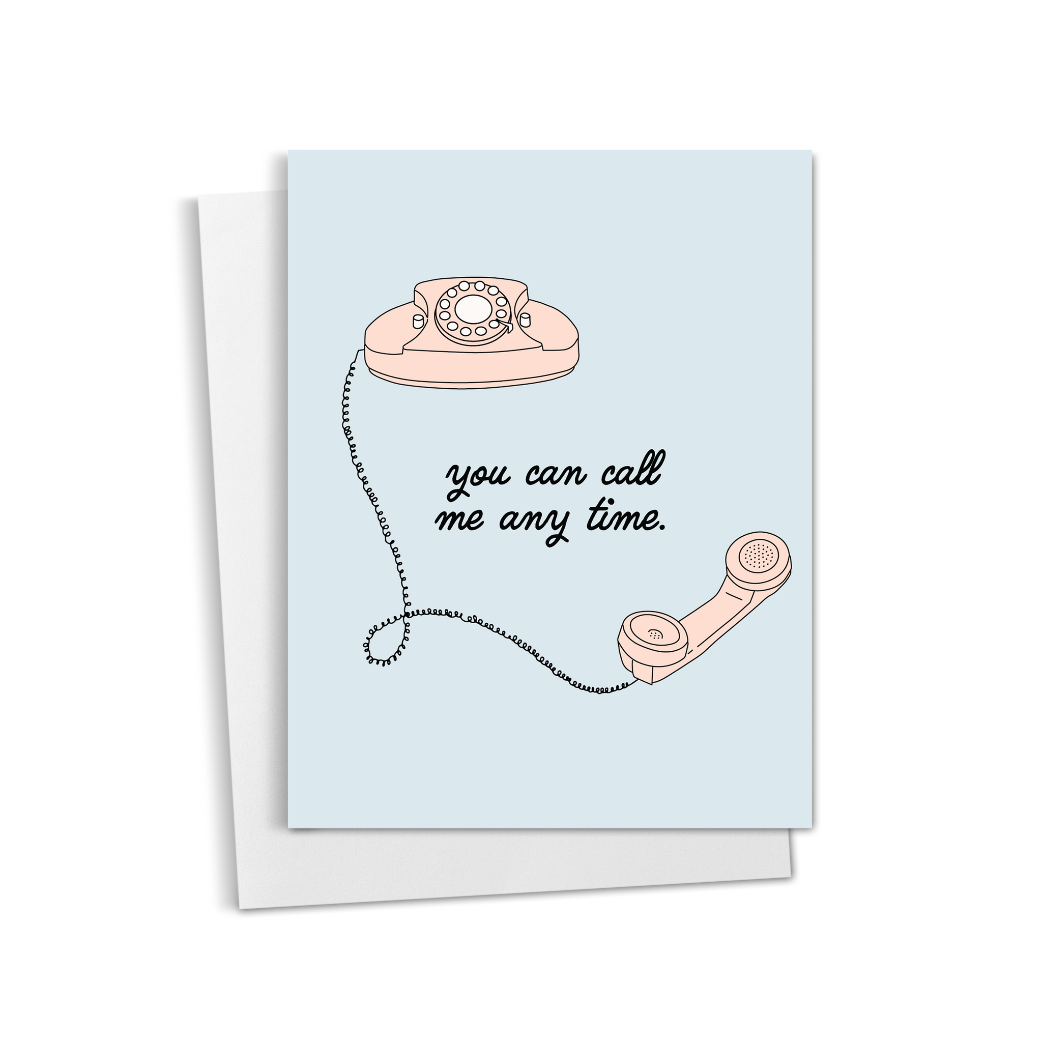 Call Me Greeting Card